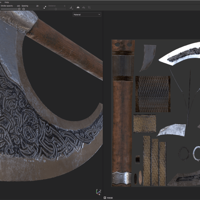 Viking Axe – Hero Asset [Game Ready] - 3D-Manufacturing.net